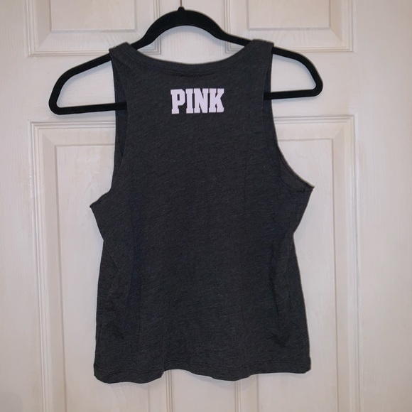 PINK Victoria's Secret | Tops | Pink Penn State Choker Neck Muscle Tank ...